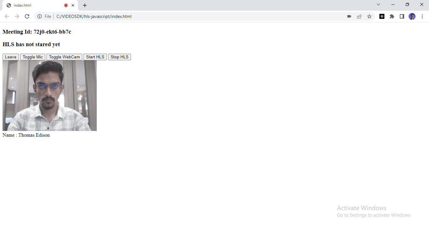 Build JavaScript Live Video Streaming App - VideoSDK