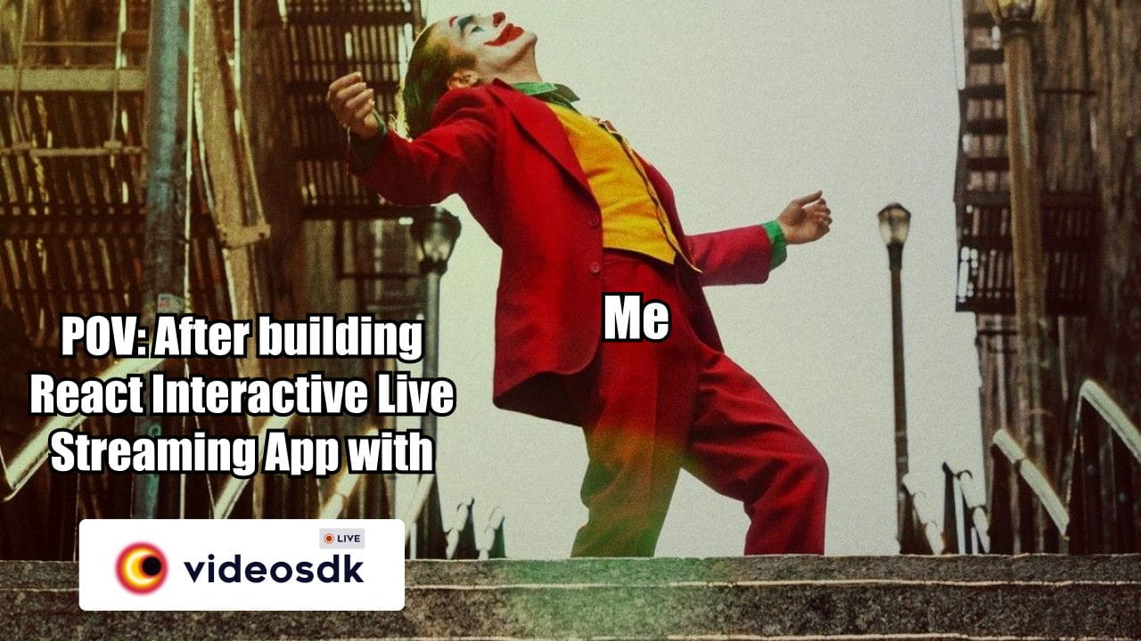 How to Build Live Streaming App with React? - VideoSDK