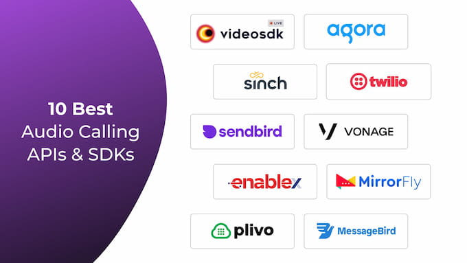 10 Best Voice Call APIs & SDKs - VideoSDK