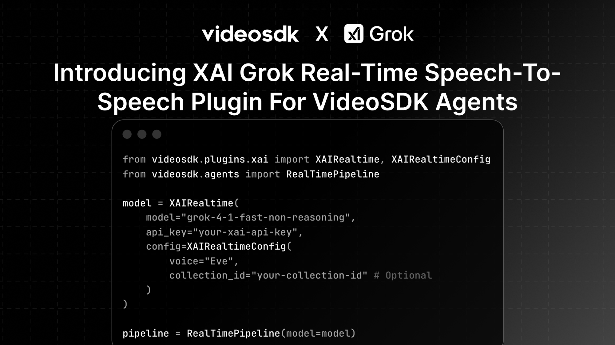 Introducing xAI Grok Real-Time Speech-to-Speech Plugin for VideoSDK ...